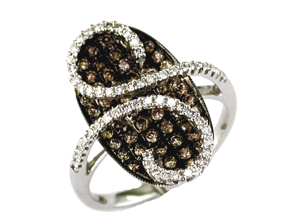 DIAMOND & MOCHA DIA RING