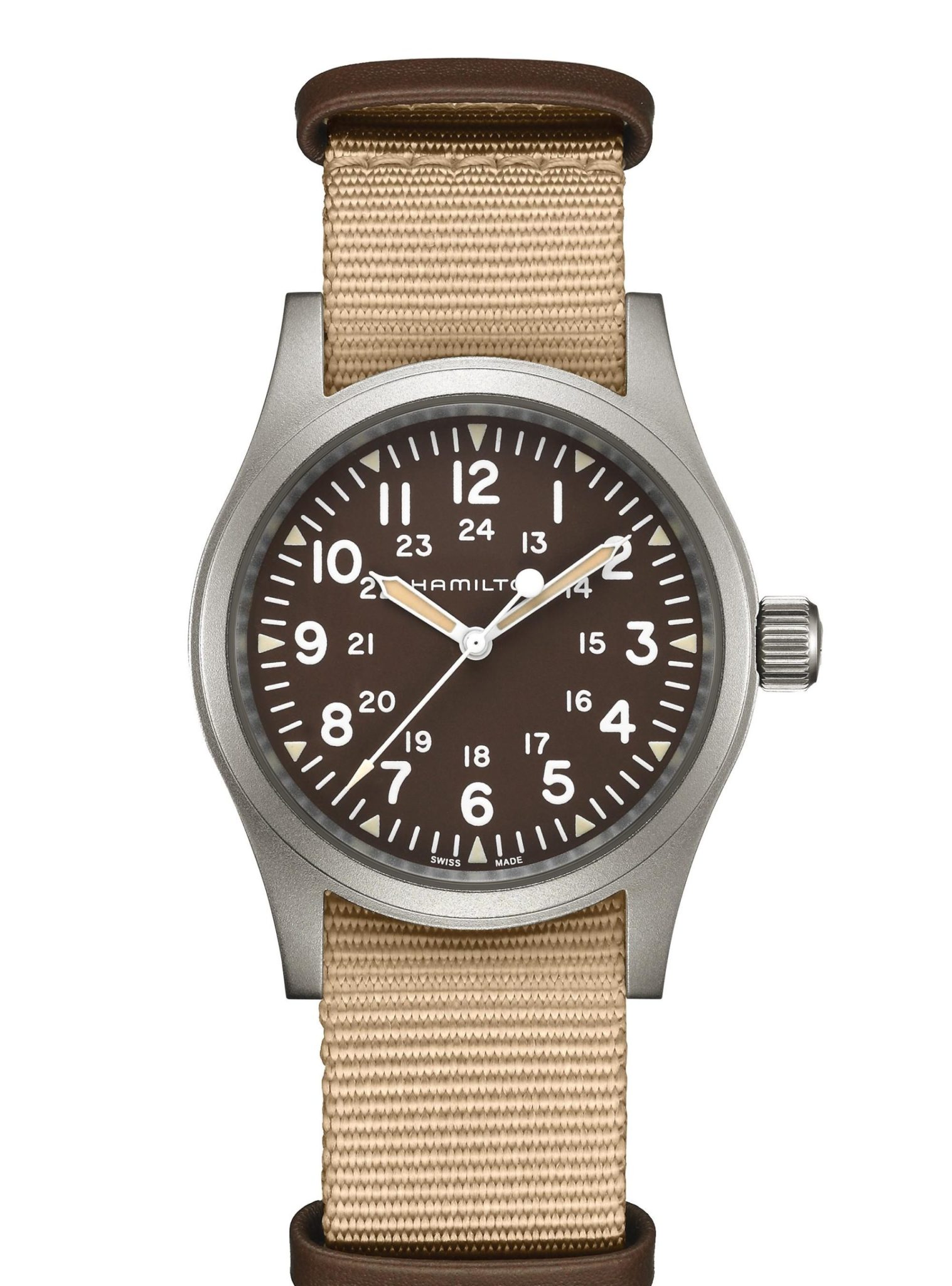 Hamilton KHAKI FIELD MECH BEIGE NATO H50 MOVEM -Joe's Jewelry
